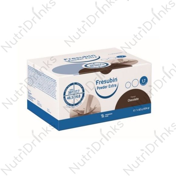 Buy Fresubin Powder Extra Chocolate (7x62g ) online, - Nutri Drinks