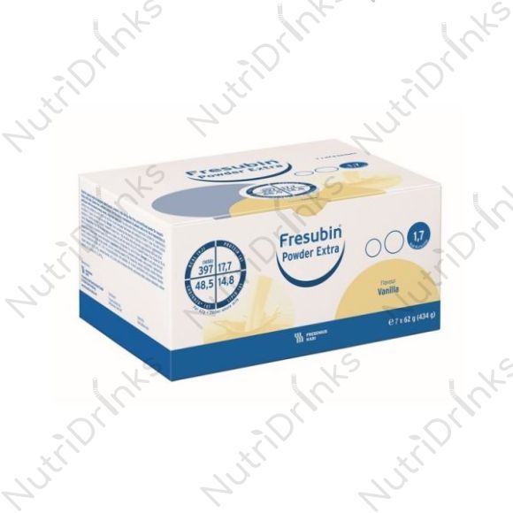 Buy Fresubin Powder Extra Vanilla (7x62g) online, - Nutri Drinks