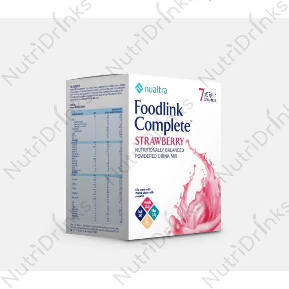 Buy Nualtra Foodlink Complete Powder Strawberry (7 x 57g) online ...