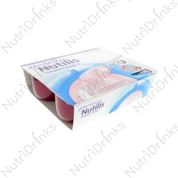 Buy Nutilis Complete Creme Level 3 Strawberry (4 x 125 g) (Stage 2 ...
