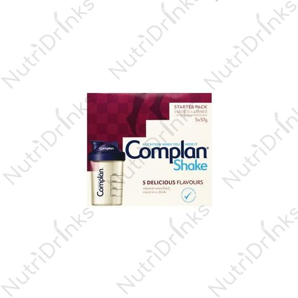 Buy Complan Milkshake Powder Starter Pack (5x57g) online, - Nutri Drinks