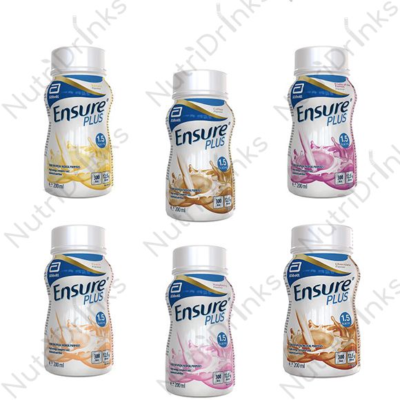 Ensure Plus Assorted Flavours (6 bottles) | Ensure Plus | Ensure | Nutri Drinks