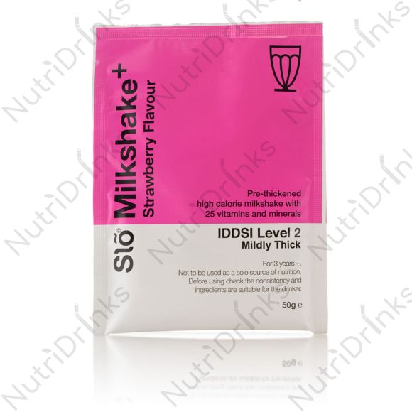 Buy Slo Milkshake+ Strawberry IDDSI 2 (IDDSI 2. MILDLY THICK) 7 Sachets ...