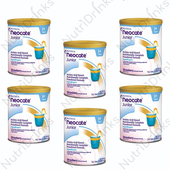 Buy Neocate Junior Strawberry 1+ Powder (6x400g) + SPECIAL OFFER online ...