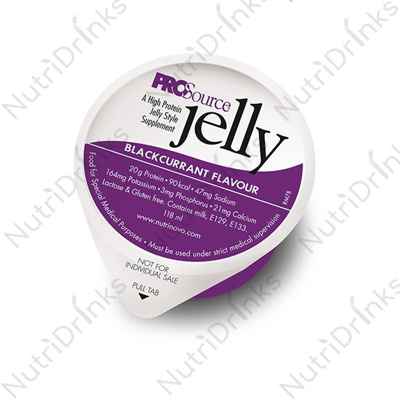 Buy ProSource Jelly Blackcurrant Flavour (36 x 118ml cup case) online ...