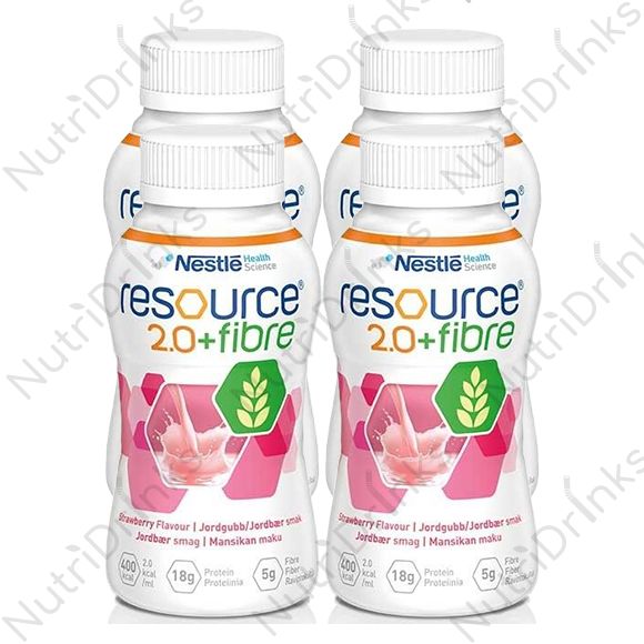 Nestle Resource 2.0 Fibre Strawberry (4 x 200ml)| Nestle Resource ...