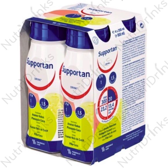 Buy Supportan Drink Tropical Fruits (4x200ml) online, - Nutri Drinks