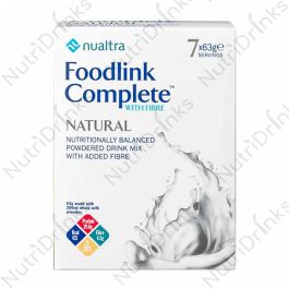 Buy Nualtra Foodlink Complete Powder Natural With FIBRE (7 x 63g ...