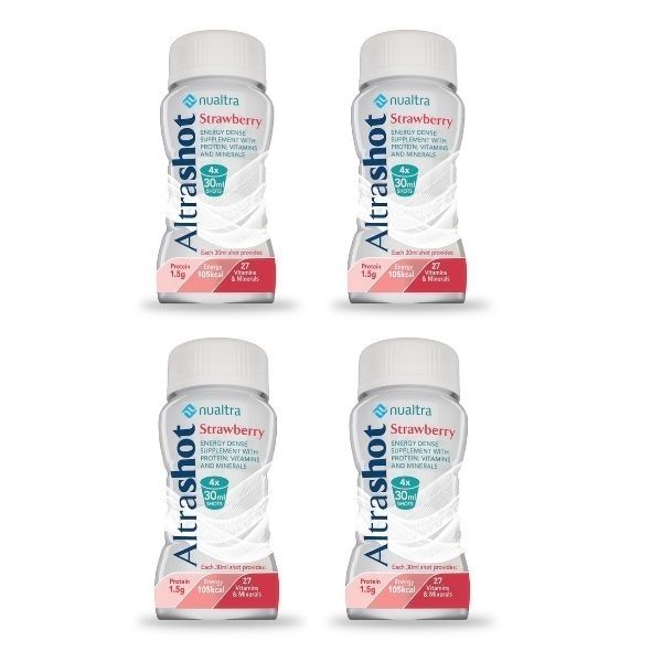 Buy Altrashot Strawberry Milkshake (4x120ml) online, - Nutri Drinks