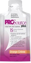 Buy ProSource Plus Orange Crème Flavour (100 x 30ml sachet case) online ...