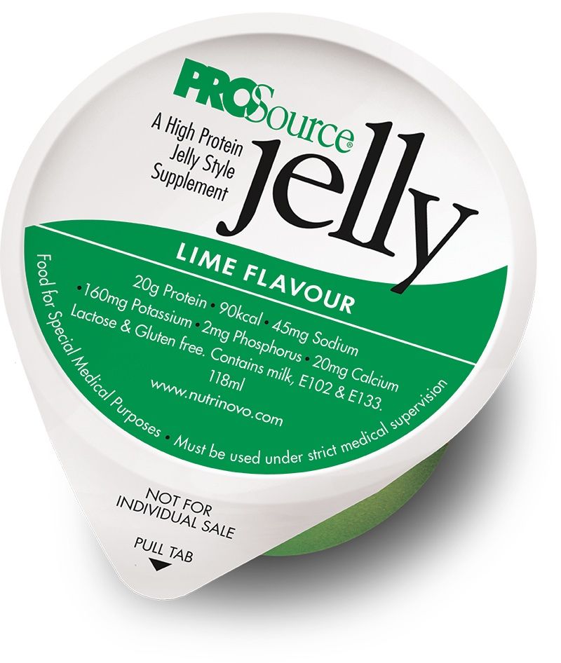 Buy ProSource Jelly Lime Flavour (36 x 118ml cup case) online, - Nutri ...